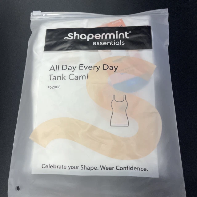 SHAPERMINT WOMEN'S ALL Day Every Day Tank Cami White Size XL 62008 NWT ...