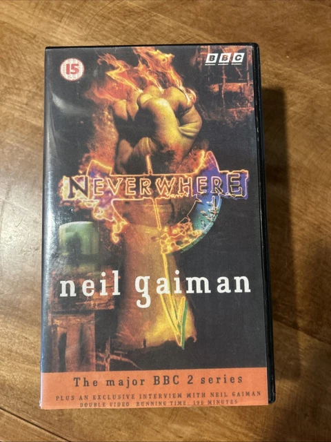 NEIL GAIMAN NEVER-WHERE The Complete Series VHS Double Tape Set Vintage ...