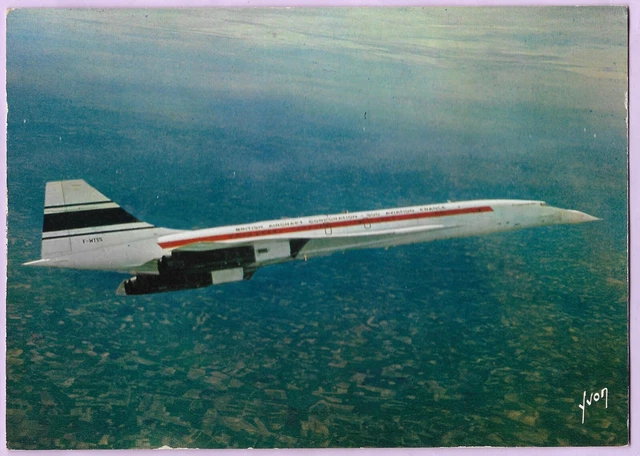 CPSM CONCORDE - Construit par Sud-Aviation et British Aircraft ...
