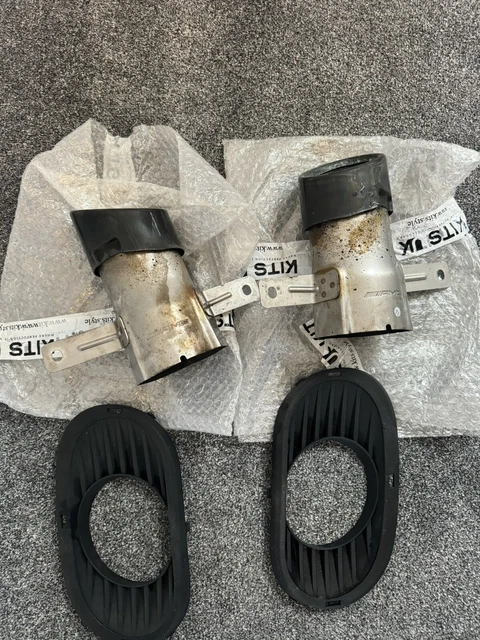 GENUINE MERCEDES-BENZ AMG A35 CLA35 Performance Exhaust Tips A Class ...