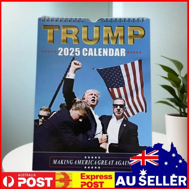 DONALD TRUMP 2025 Desk Calendar Trump 2025 Calendar Trump Shot Planning ...