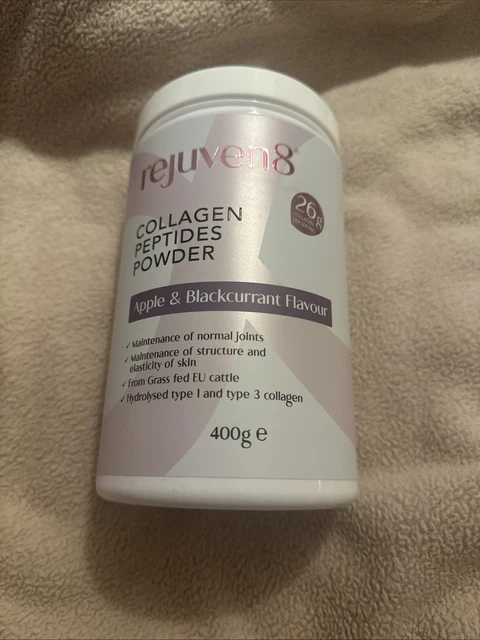 REJUVEN8 COLLAGEN PEPTIDES Powder Apple And Blackcurrant Flavour £15.28 ...