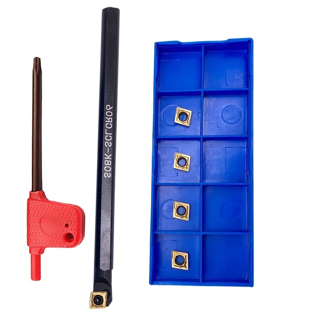 OUTILS DE TOURNAGE de tour efficaces et fiables S08KSCLCR06 avec inserts CCMT060 EUR 19,72 ...
