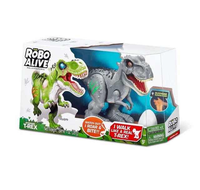 ZURU ROBO ALIVE Dino T-Rex REAL-LIFE ROBOTIC PETS Dinosaurier ...