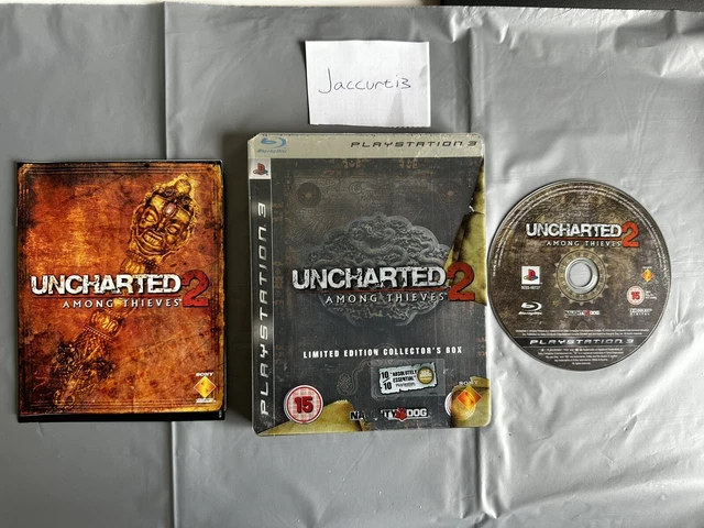 UNCHARTED 2 AMONG Thieves Limited Edition Collectors Box - PS3 ...
