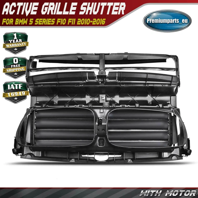 FRONT RADIATOR AIR Duct w/ Motor for BMW 5 Series F10 F11 2010-2016 ...