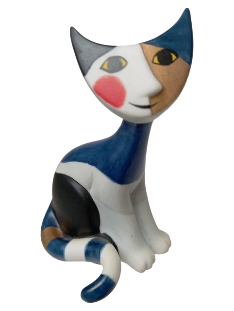 ROSINA WACHTMEISTER DEKOFIGUR Katze Keramik Bunt Sammler EUR 36,95 - PicClick DE