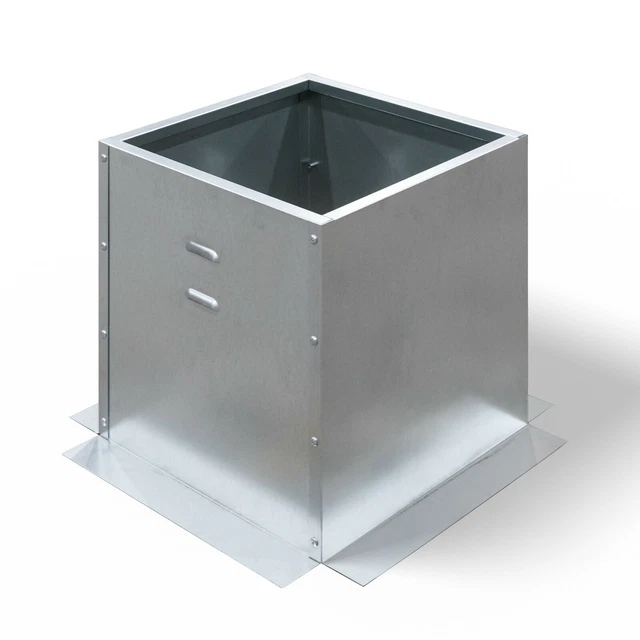 HINGED EXHAUST FAN Base/ Fan Curb Adapter CaptiveAire DU85 23"x23"x20"H ...