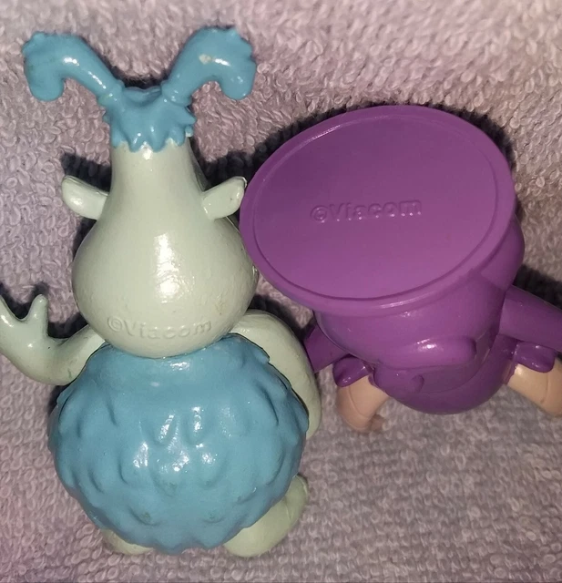 2 PVC MONSTER Figures 2.5",Purple/Blue,Viacom,Nickelodeon Nick Jr,Cake ...