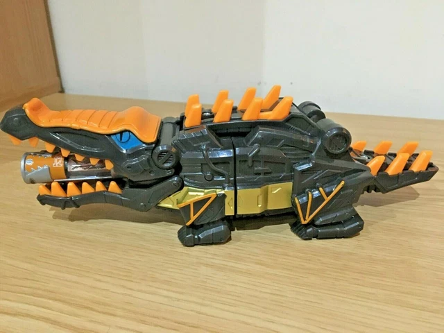 RARE POWER RANGERS Dino Charge Ltd Ed Deinosuchus Zord + No 12 Charger ...