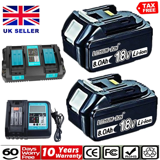 2X 18V 6AH 9Ah LXT Li-Ion Battery For Makita BL1860 BL1830 BL1850 Cordless Drill £17.69 ...