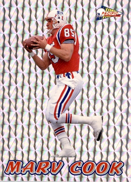 1993 PACIFIC PRISMS Marv Cook New England Patriots #62 EUR 1,64 ...