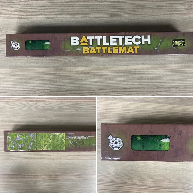 1 BATTLETECH BATTLEMAT Alpin / Prairies Des C *Mechwarrior* Jeu Tapis ...