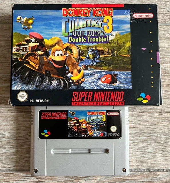 DONKEY KONG COUNTRY 3 Dixie Kong's Double Trouble Gioco Super Nintendo EUR 100,00 - PicClick FR