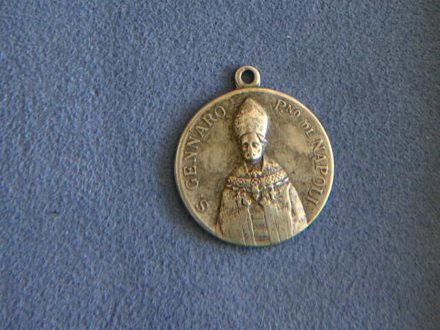MEDAGLIA S. GENNARO Patrono Di Napoli-Ricordo Di Napoli-Primi '900 ...