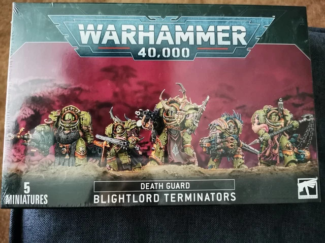 WARHAMMER 40K DEATH Guard Blightlord Terminators. New In The Box £28.00 ...