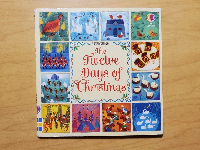 THE TWELVE DAYS OF CHRISTMAS Classic Mini Song Book (Usborne) Lesley ...