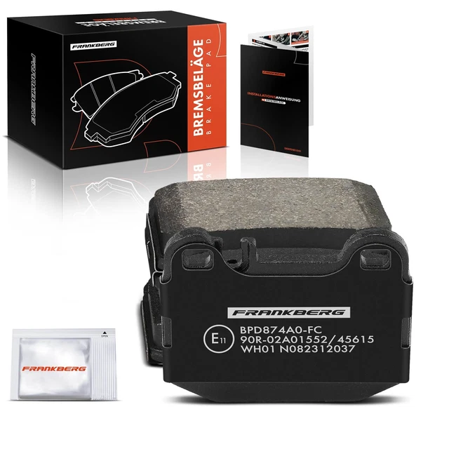 A-PREMIUM REAR BRAKE Pads Set for Mercedes M-Class W163 1634200720 ...