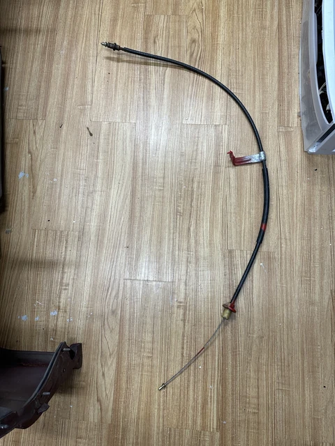 87-93 FORD MUSTANG 5.0 MANUAL OEM Shifter Cable w/ Bracket Factory ...