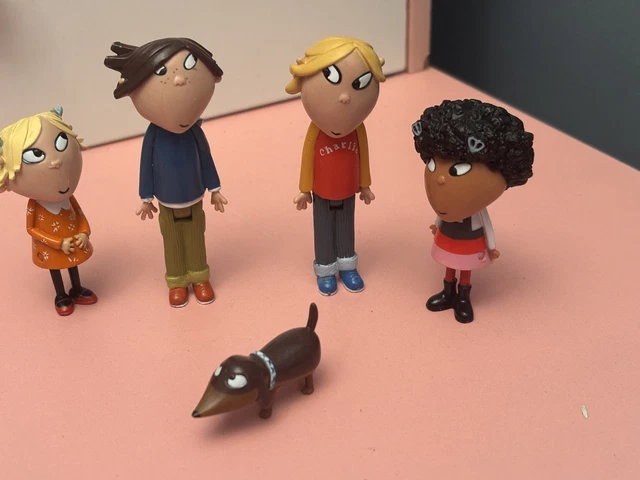 CHARLIE AND LOLA Posable Figures - Charlie, Lola, Marv, Lotta & Sizzles ...