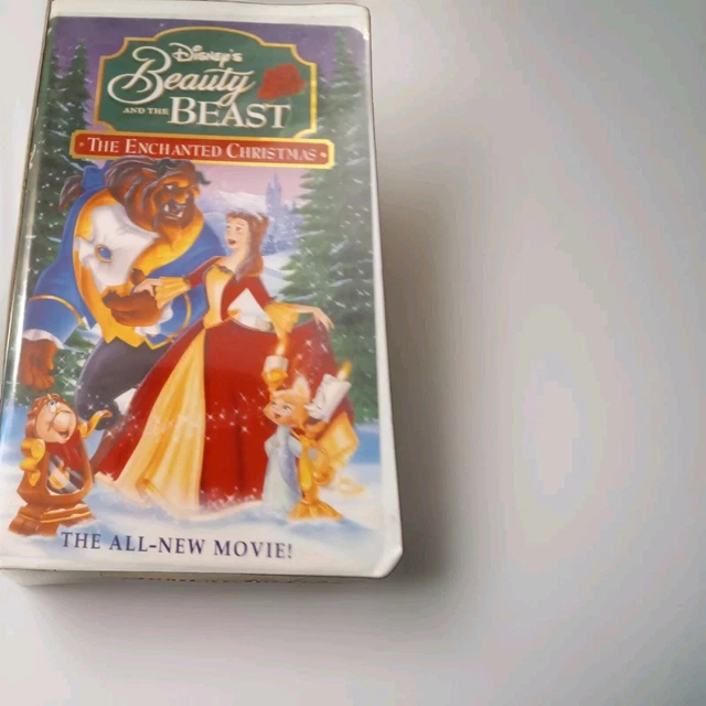 DISNEY'S 1997 BEAUTY And The Beast The Enchanted Christmas VHS Tape ...