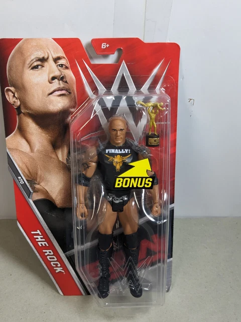 WWE ELITE THE Rock Figurine D'Action Mattel DXF81 K24 EUR 26,36 ...