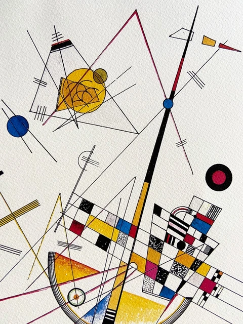 WASSILY KANDINSKY-LITOGRAFIA-1980 (JOAN Mirò Piet Mondrian Hans Arp Paul Klee ) £222.81 ...