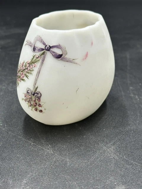 VASE OPALINE ÉMAILLÉE Véritable Dolhain Wirths Art Nouveau EUR 50,00 ...