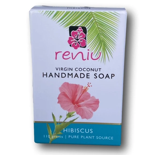 RENIU HANDMADE COCONUT Soap HIBISCUS Infusion by PURE FIJI @ BathBody ...