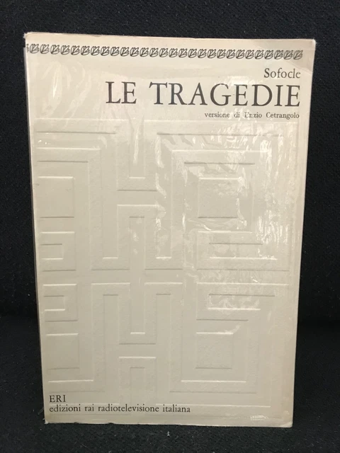 SOFOCLE - LE TRAGEDIE versione di Enzo Cetrangolo - ERI - 1971 EUR 7,00 - PicClick IT