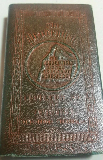 VINTAGE BOOK BANK Prudential Insurance Co Piece of the Rock Gibraltar ...