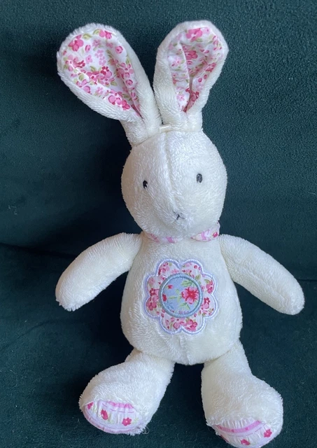 JELLYCAT JELLY KITTEN Rosebud Bunny Rattle Retired Floral £24.99 ...
