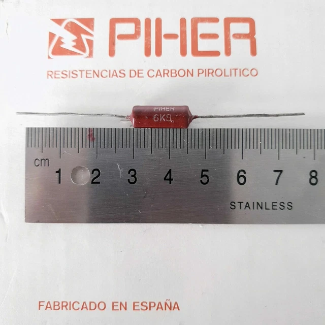 1 X 1W 6.8K 6.8K 6K8 10% Résistance Piher Vintage 1960. Nous. C1795U2F200121 EUR 3,03 - PicClick FR