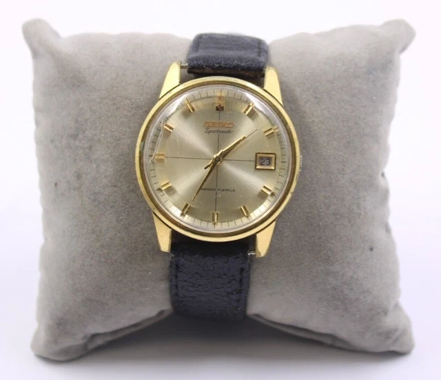 VINTAGE SEIKO SPORTSMATIC Diashock 17 Jewels Automatic Wristwatch - H14 ...