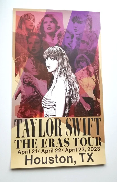 TAYLOR SWIFT THE Eras Tour Poster NASHVILLE, TN 14x24 £72.36 - PicClick UK