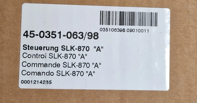 KABA GILGEN - Gilgen Door Systems - Antriebsteuerplatine der Serie SLK ...