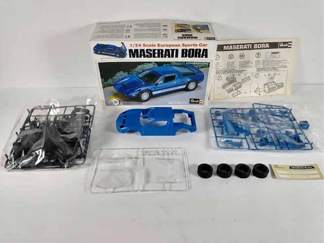 MASERATI BORA REVELL 1:24 Model Kit # 7300 Sealed Parts Bags $123.58 ...