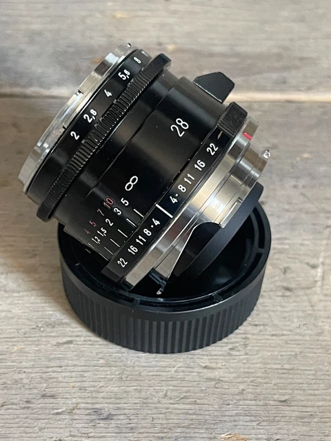 VOIGTLANDER 28MM F2 VM Ultron Vintage Line ASPH Type II Lens Black £599 ...