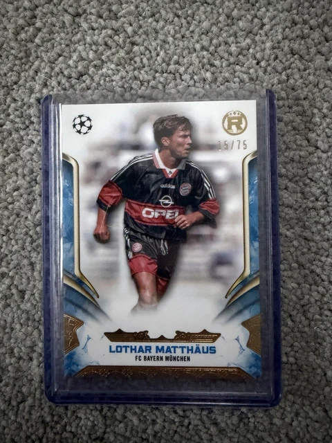 2024-25 TOPPS REVERENCE Lothar Matthäus 20/25 Blue Bayern München 15/75 ...