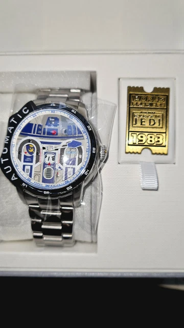 FOSSIL X STAR Wars R2-D2 Automatic Stainless Steel Watch Limited ...
