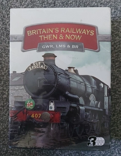 BRITAIN'S RAILWAYS THEN & Now GWR, LMS & BR DVD Box Set PAL New ...