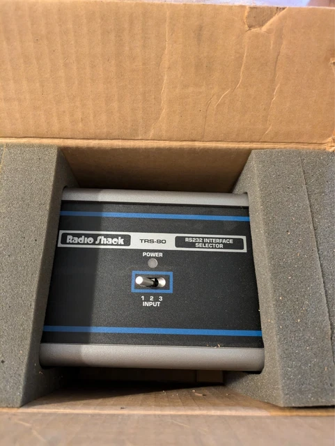 VINTAGE RADIO SHACK TRS-80 Computer Interface Selector RS232 £141.04 ...