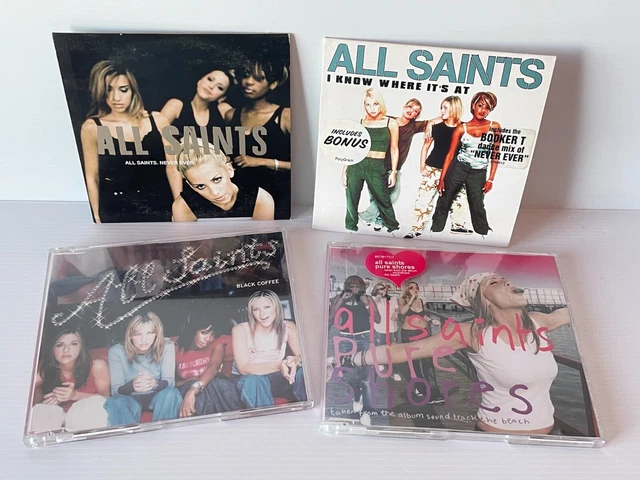 ALL SAINTS 1990S Girl Band CD Singles Maxi Singles x 4 Black Coffee ...