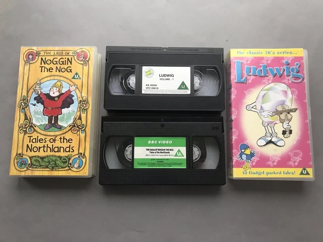 NOGGIN THE NOG & LUDWIG VIDEOS Cult TV 1960/70s £10.00 - PicClick UK