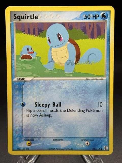💧 POKÉMON TCG – Squirtle 82/112 – FireRed & LeafGreen (2004) – Common ...