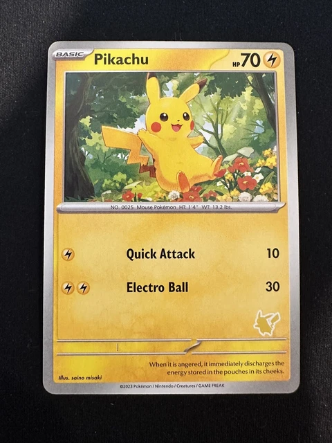 POKÉMON TCG PIKACHU Card My First Battle Pikachu Deck English EUR 3,61 ...
