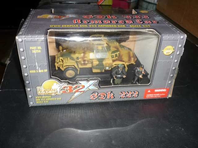 THE ULTIMATE SOLDIER 1:32 WWII German SDK 222 Armored Car (Includes 2 ...