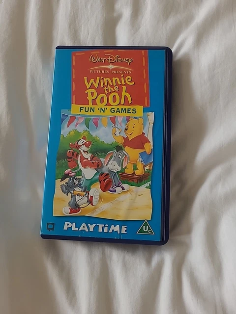 WINNIE THE POOH Playtime Fun N Games Vhs £7.99 - PicClick UK
