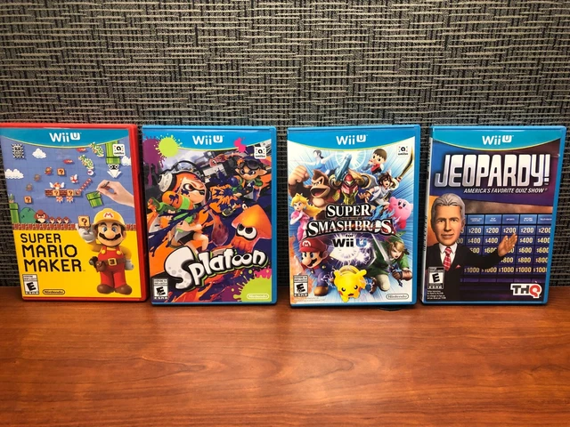 SUPER MARIO MAKER, Splatoon, Smash Bros, Jeopardy - Lot de jeux ...