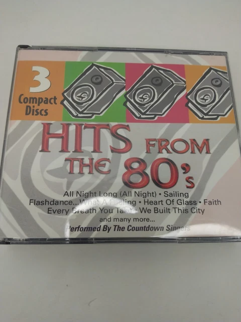 HITS FROM THE 80's [Box] by The Countdown Singers (CD, 2001, 3 Discs ...